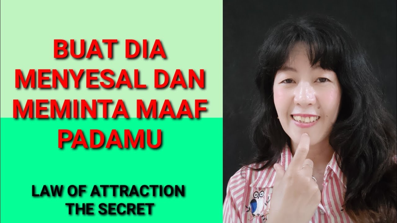 CONTOH MEDITASI SEDERHANA DALAM HUKUM TARIK MENARIK (BUAT DIA MENYESAL ...