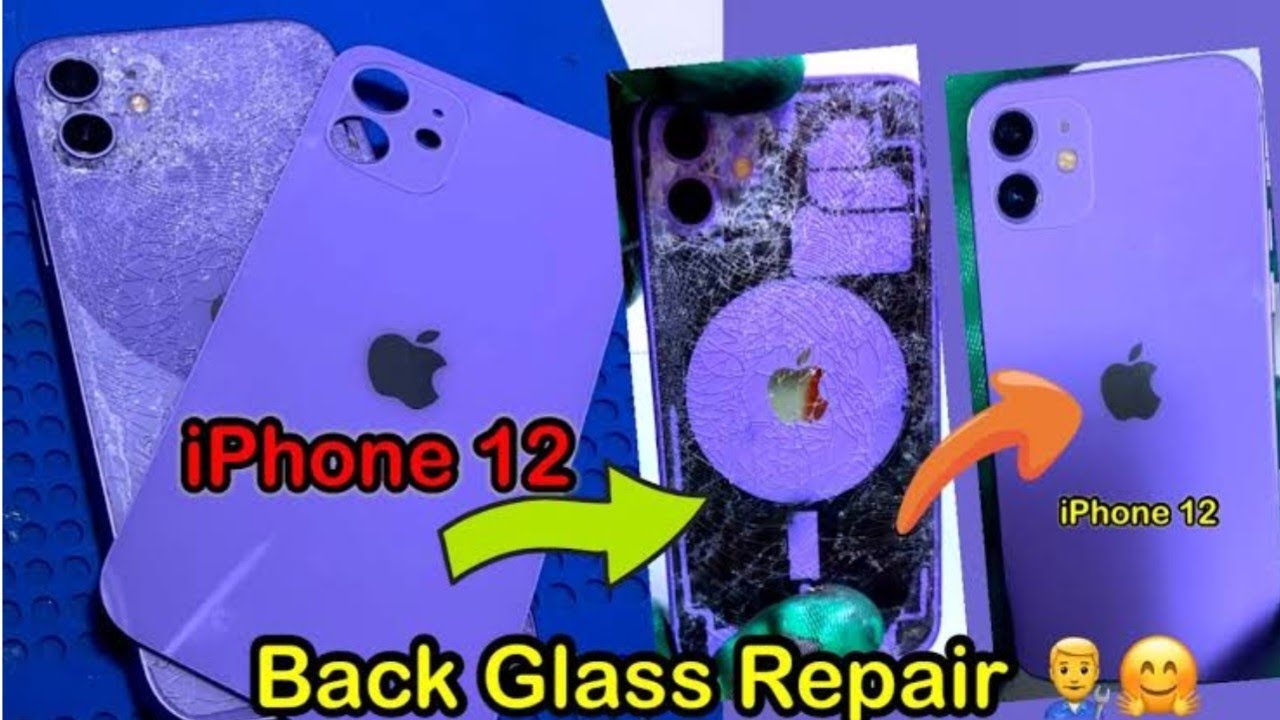 iphone 12 back glass change video( apple phone ka glass replacement ...