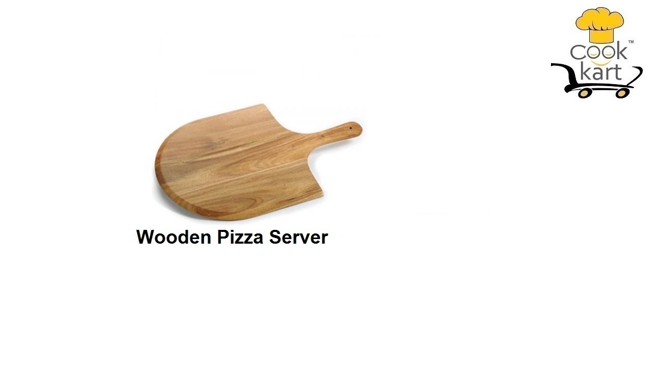 Wooden pizza Serving Bat - YouTube