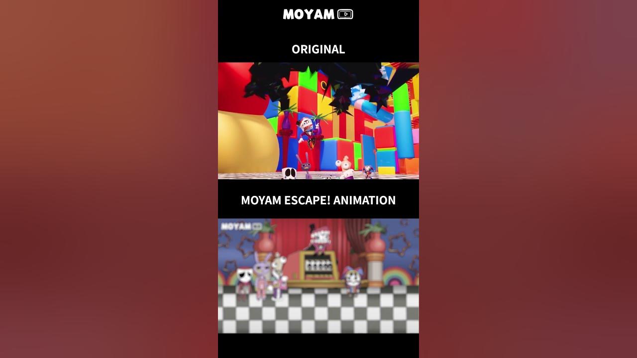 ORIGINAL VS ESCAPE! TADC | THE AMAZING DIGITAL CIRCUS | MOYAM ANIMATION ...