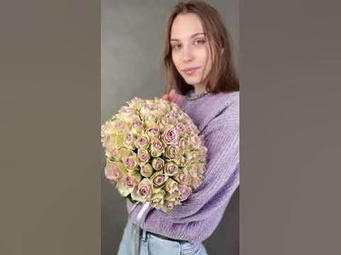 Роза сиреневая Морнинг Дью#цветымосква - YouTube