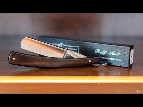 Shaving with Ralf Aust Straight Razor - YouTube