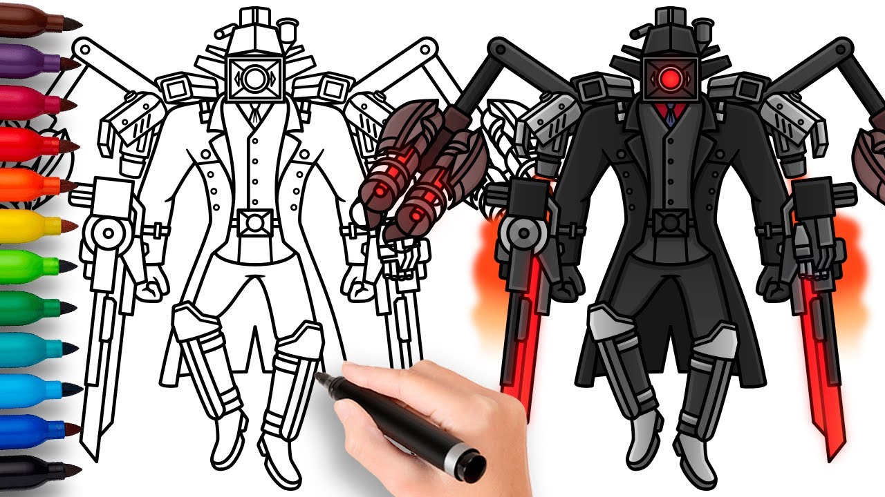 COMO DESENHAR o NEW FRED LARGE CAMERAMAN WITH ASTRO UPGRADES | Skibidi ...