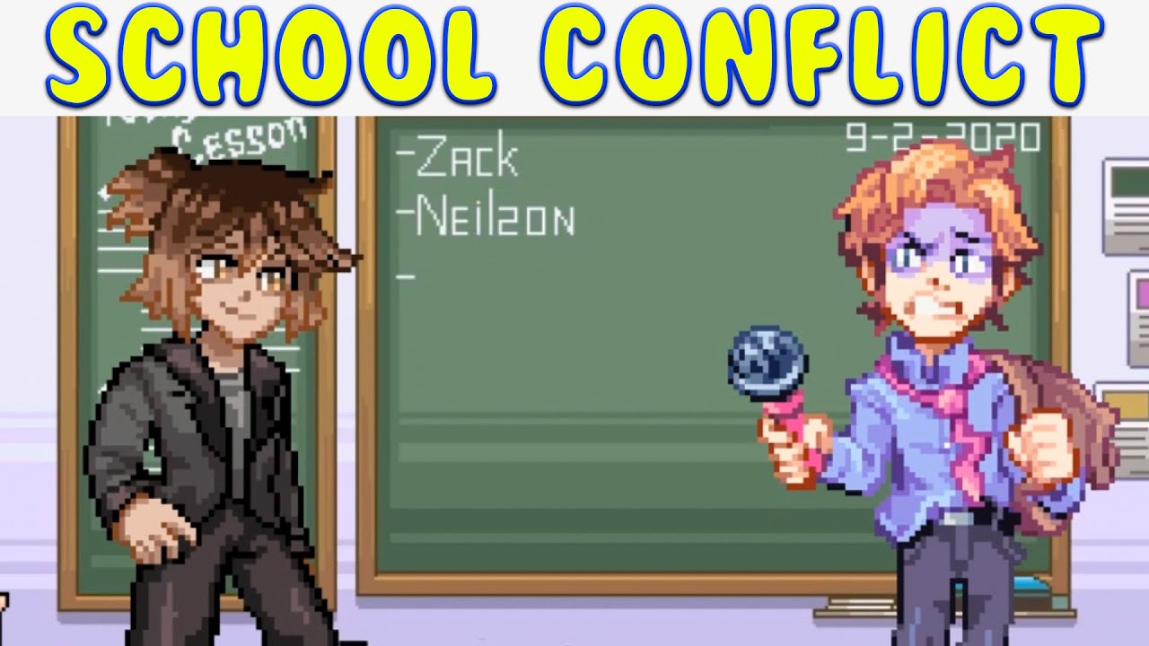 Hating Simulator - School Conflict FULL WEEK [FNF MOD/HARD] - YouTube