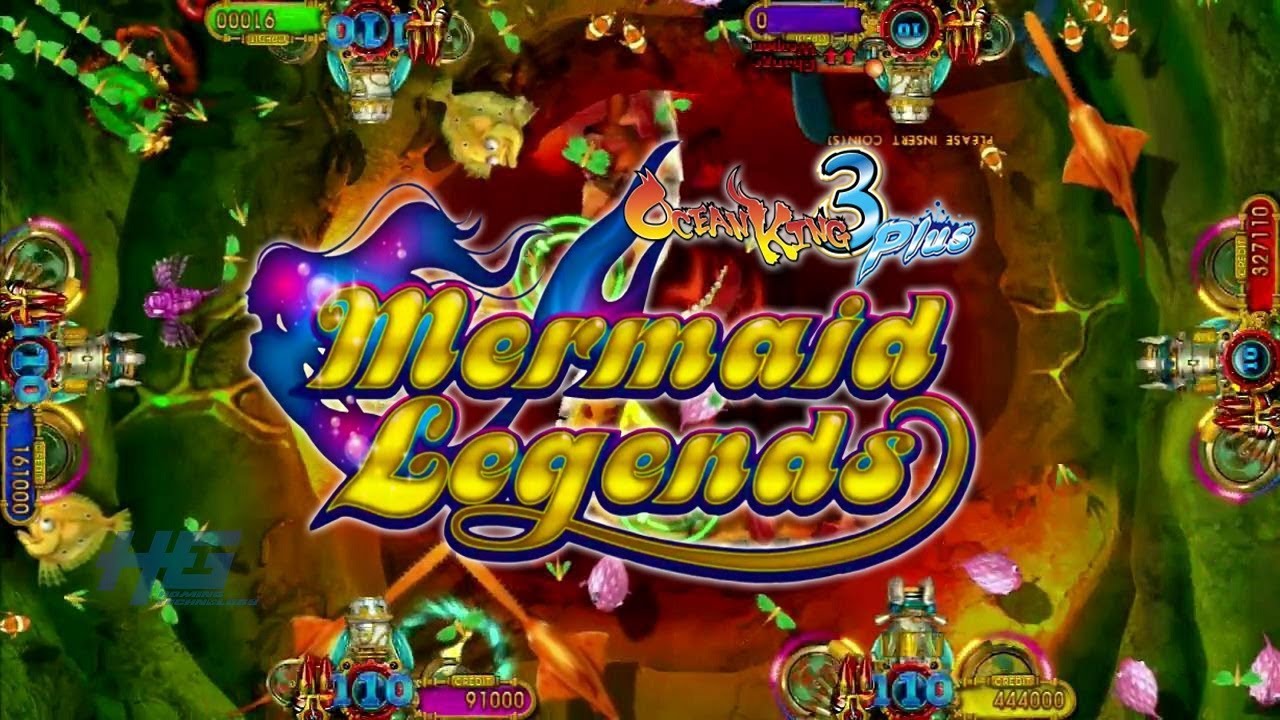 100% Original Ocean King 3 Plus Mermaid Legends Fishing Hunter Arcade ...