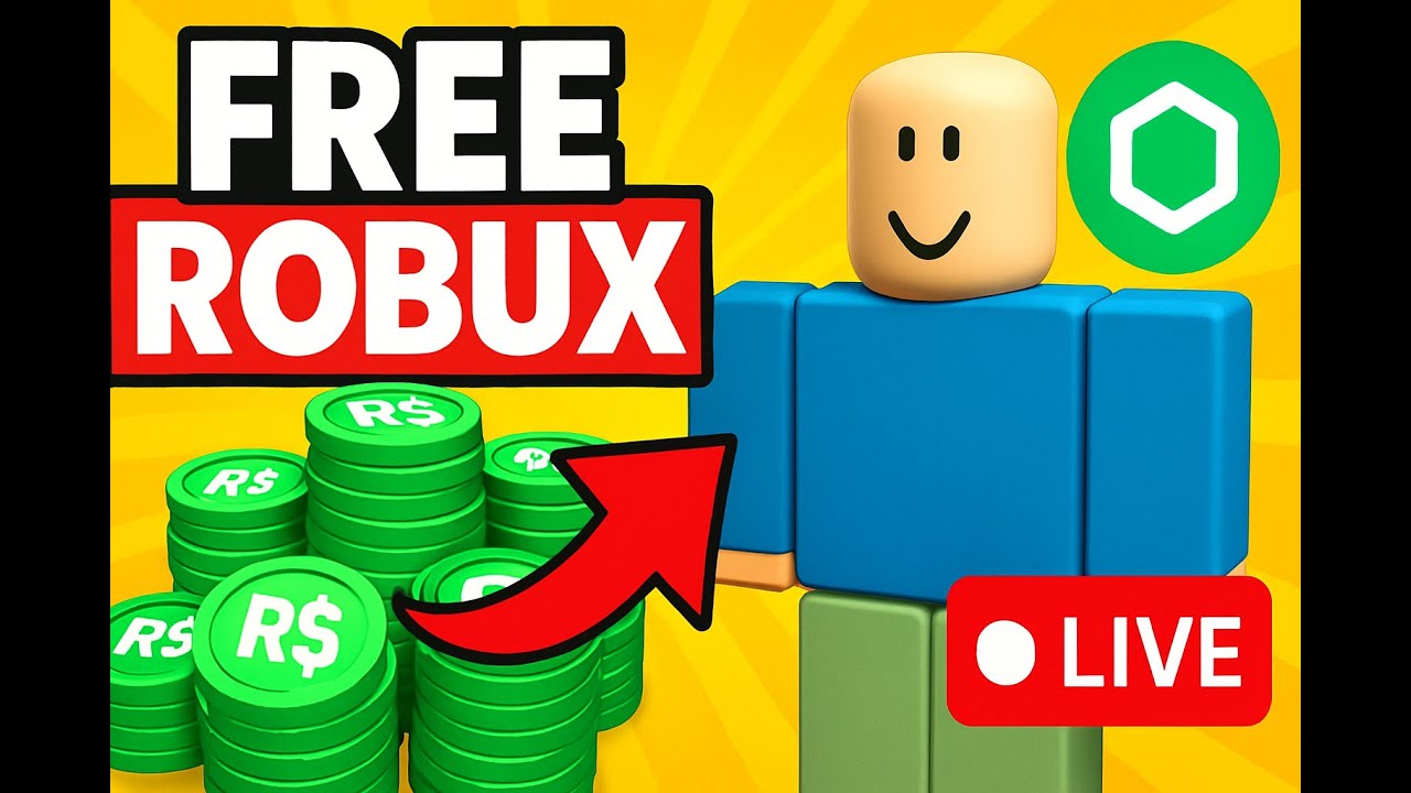 Free Robux Live 🔴 🔴 Giving 50,000 Robux to Every Viewer LIVE! - YouTube