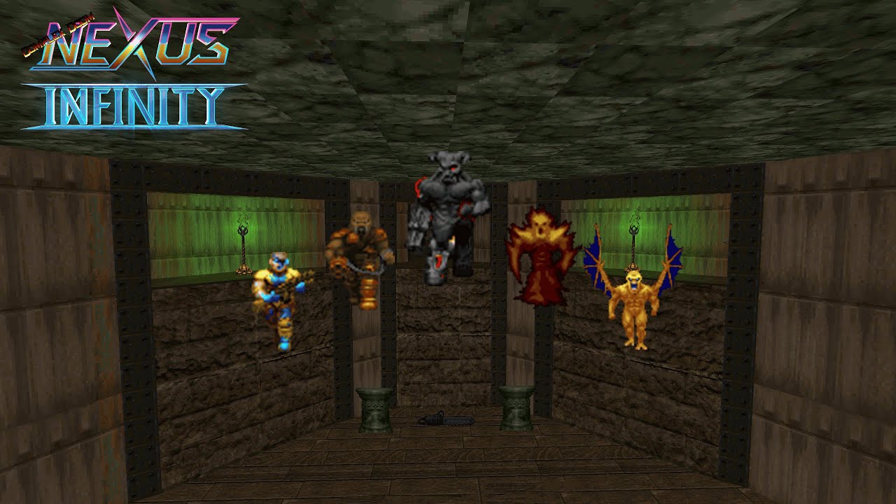 Complex Doom Nexus Infinity (REQUIEM.wad) 16 , 17 Map - YouTube