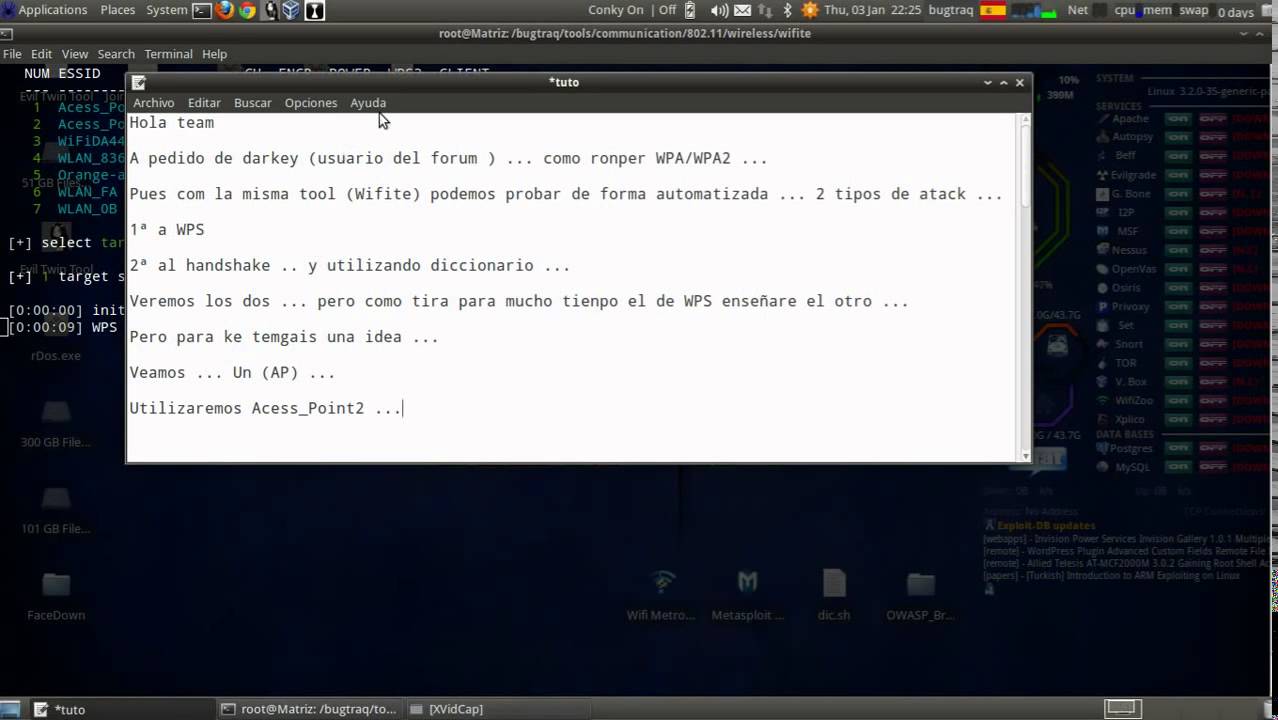 Bugtraq 2 BlackWidow Wifite WPA WPA2 - YouTube
