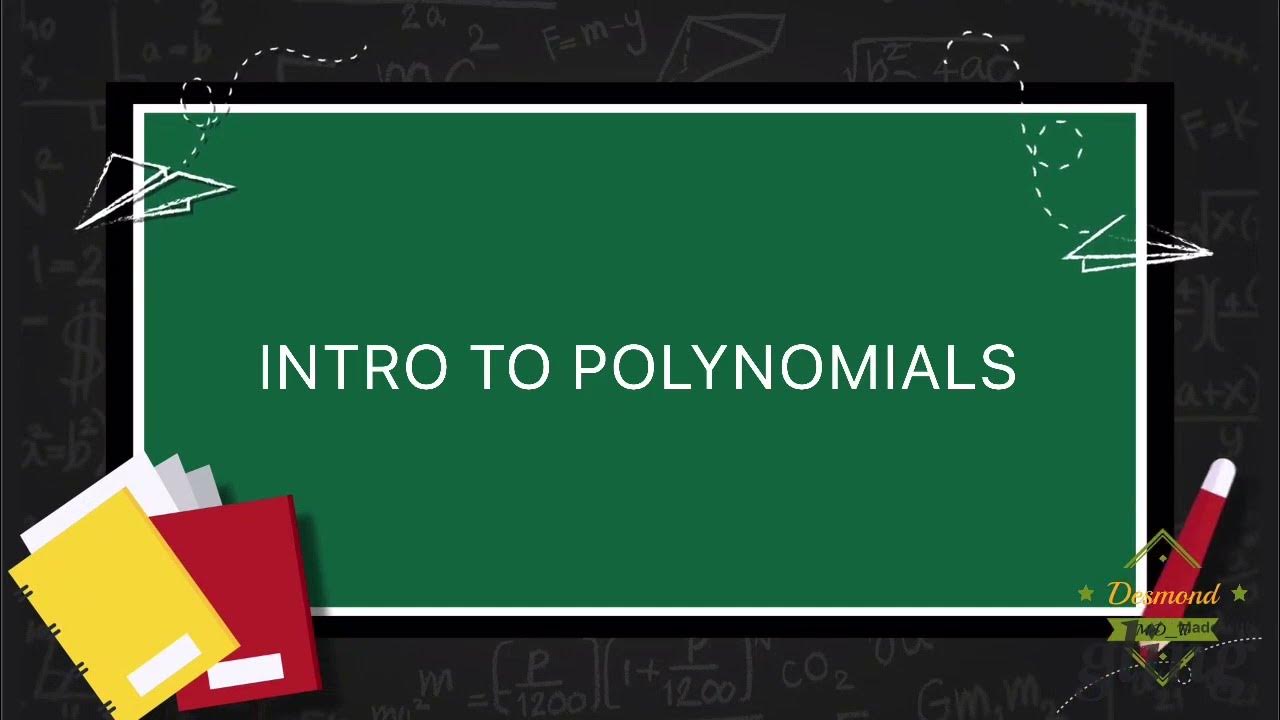 POLYNOMIAL PART 1- basics of polynomial explained in easiest way - YouTube