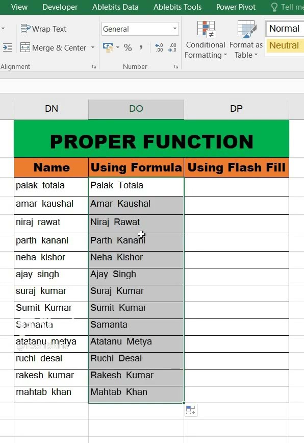 Proper Function I Excel Tips And Tricks I Shorts Exceltutorial Viral Shorts Msexcel Youtube 