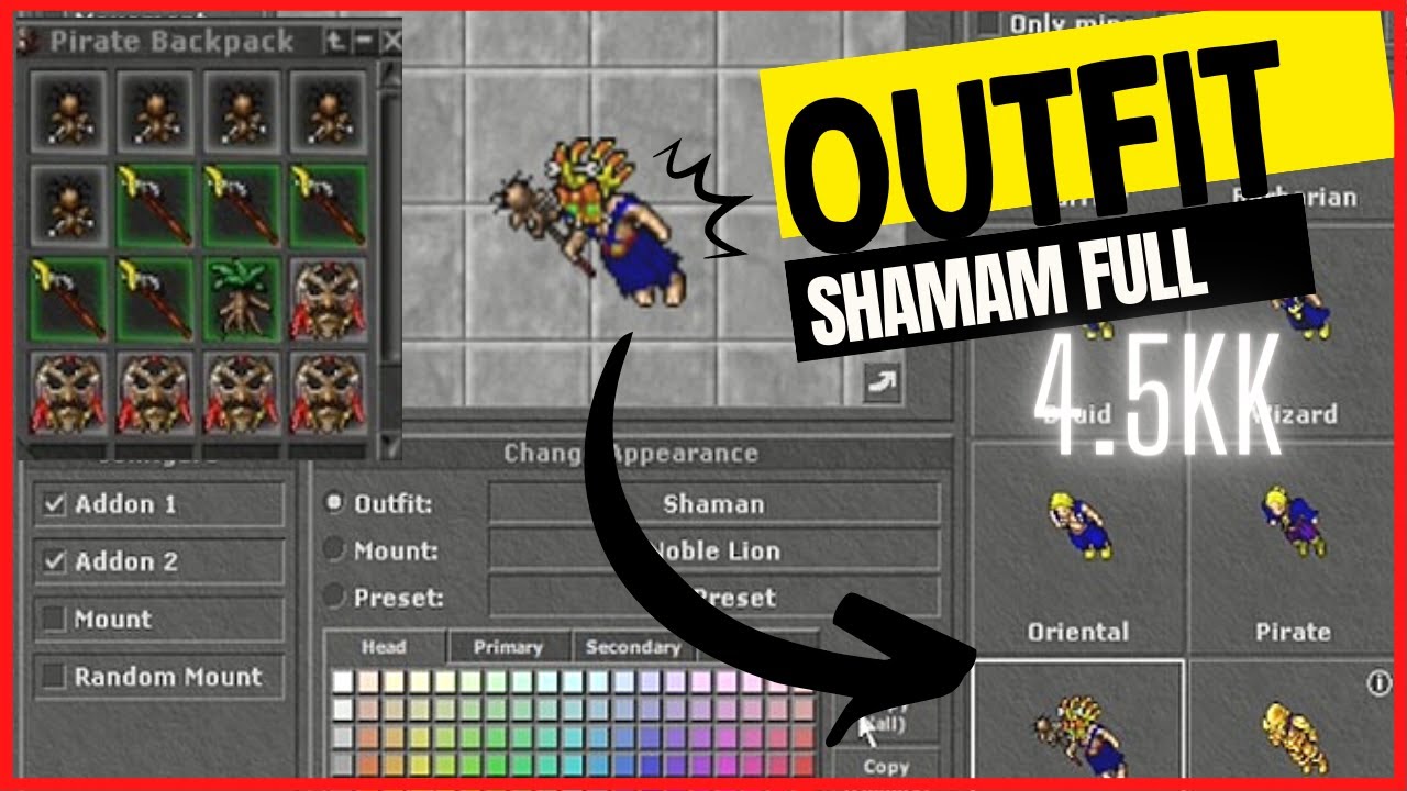 COMO FAZER SHAMAN OUTFIT FULL - YouTube