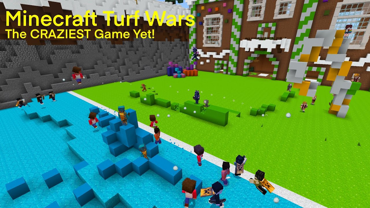 The CRAZIEST Game Yet! | Minecraft Turf Wars - YouTube