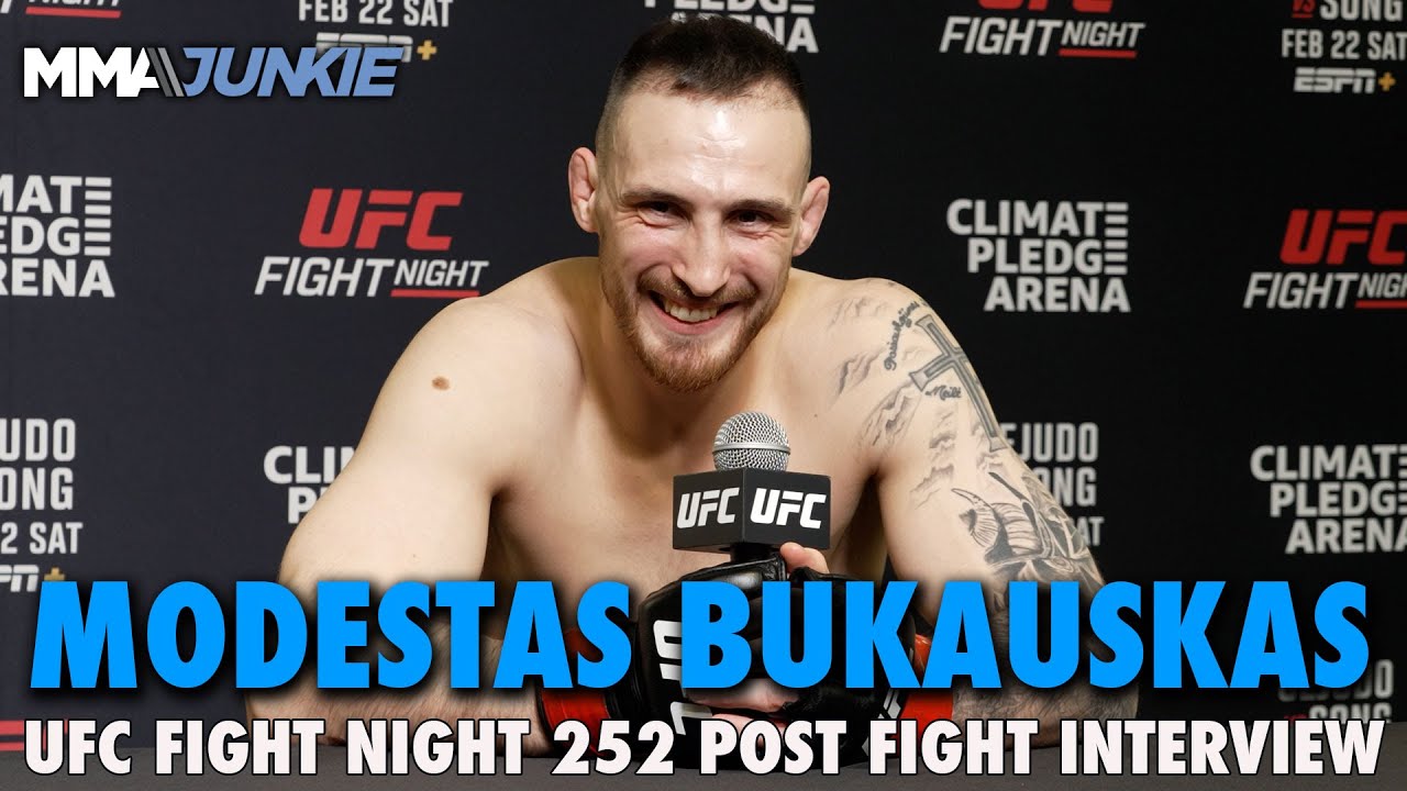 Modestas Bukauskas Dedicates Brutal First-Round Knockout Win to Late ...