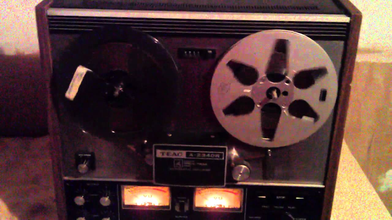 TEAC A-2340 R Reel to Reel Tape Deck-4 Channel-Auto Reverse - YouTube