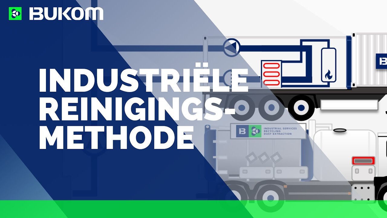 Reinigen met roterende tankwaskop | Bukom Service B.V. - YouTube