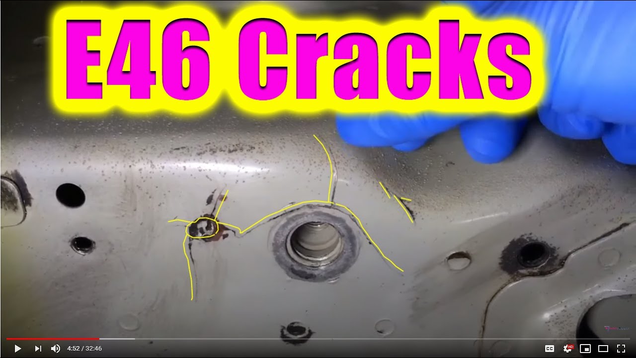 BMW E46 M3 RACP Crack Repair & Reinforcement - YouTube