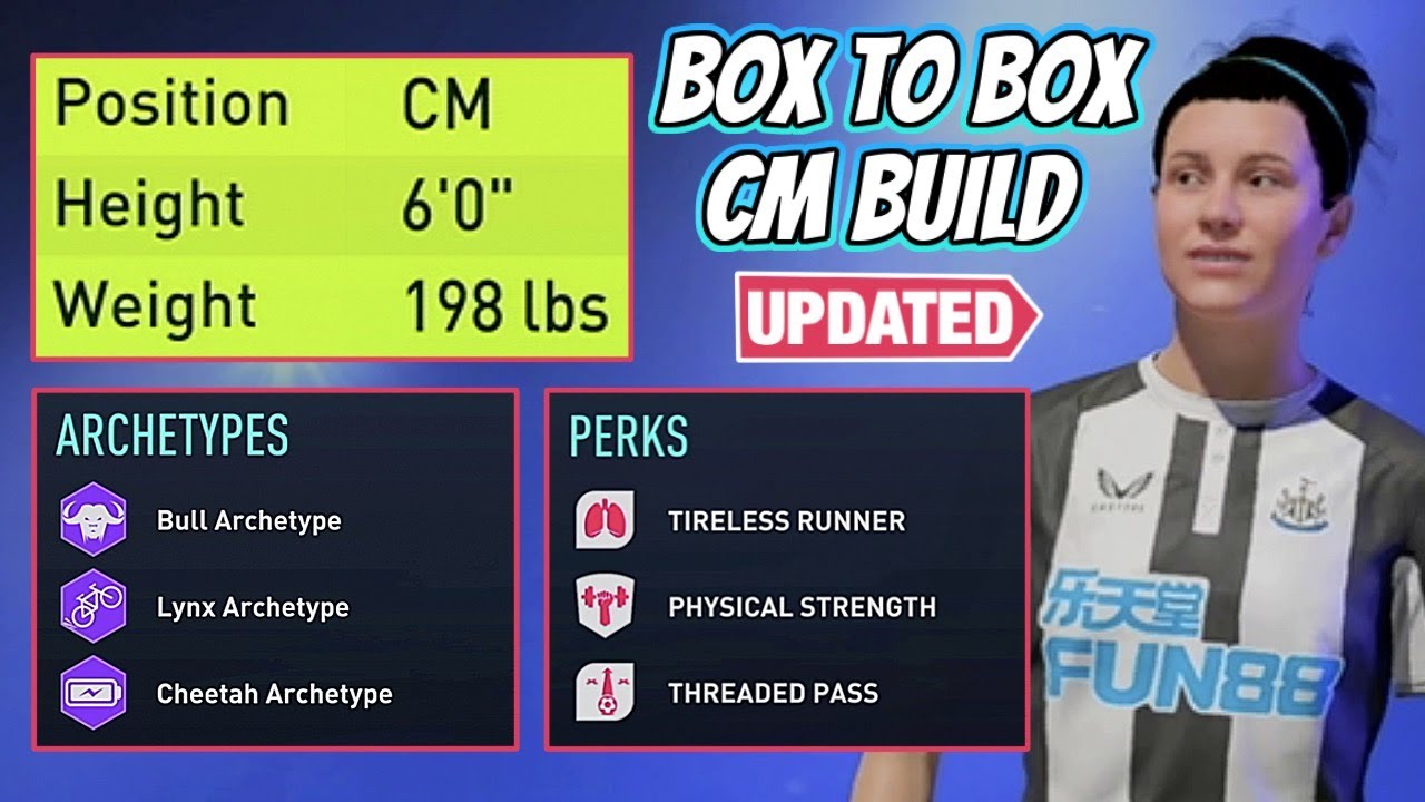 TAKE OVER GAMES with this BOX to BOX CM BUILD in FIFA 22 PRO CLUBS ...