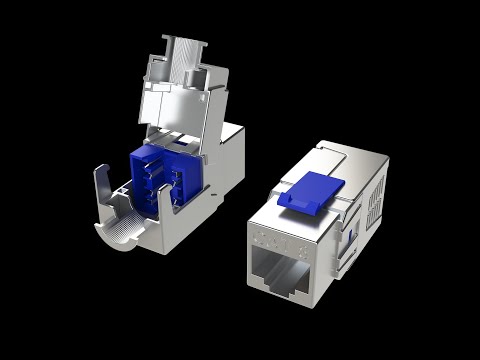 LINKUP RJ45 Cat8 & Cat6A Field Termination Keystone (Tool-less) Step-by-Step  Easy Assembly Guide