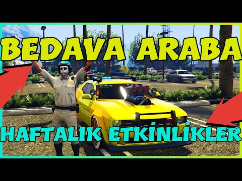 GTA ONLINE - BEDAVA POLİS ARABASI EFSANE HAFTALIK ETKİNLİKLER