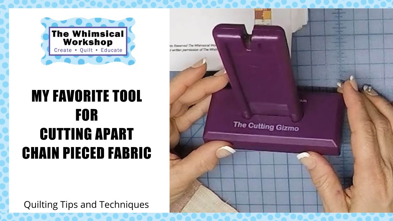 My Favorite Tool for Cutting Apart Chain Pieced Fabric - YouTube