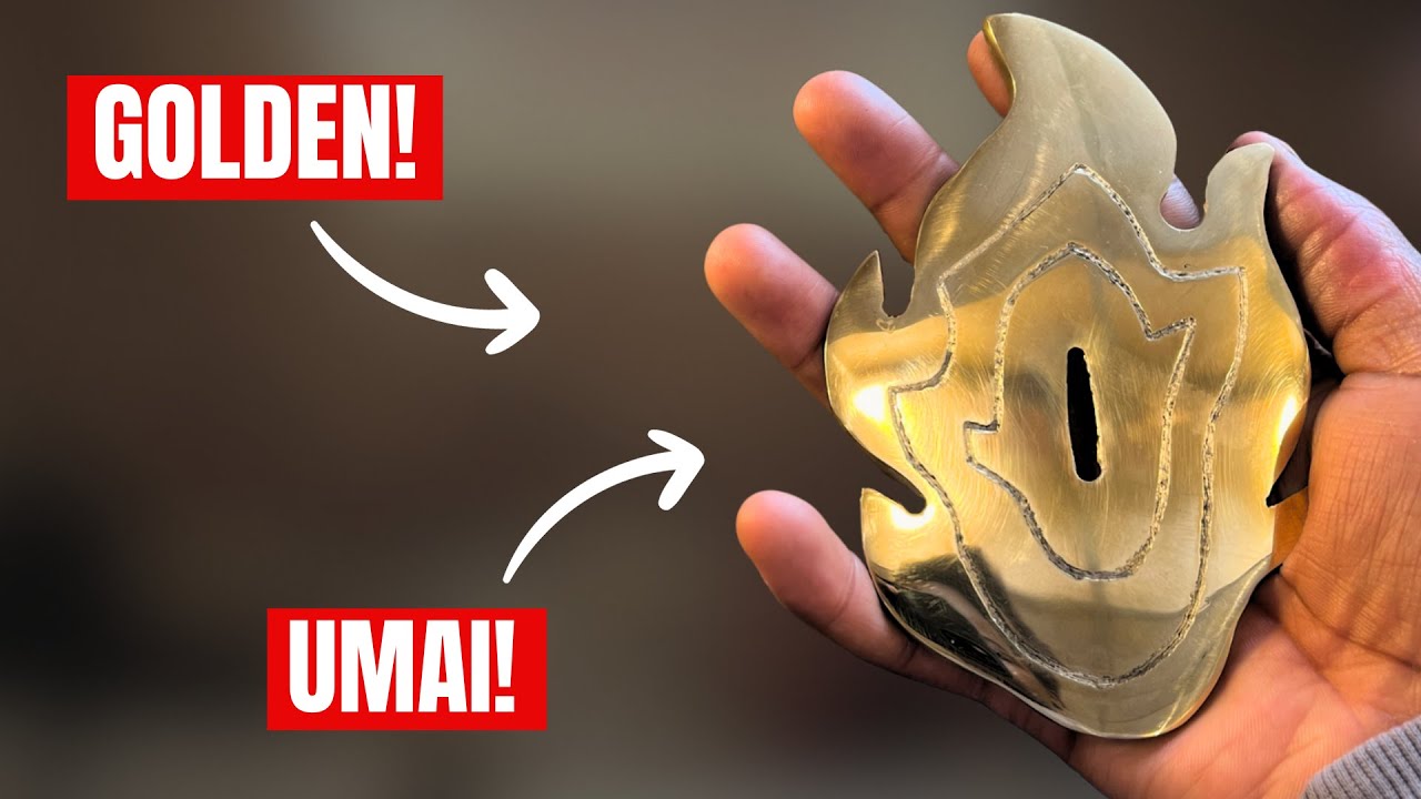 Kyojiro Rengoku's GLAMOROUS GOLDEN Sword Guard! - YouTube