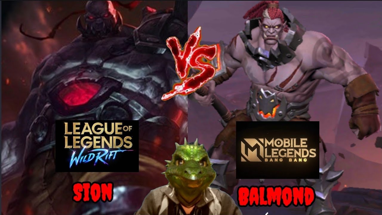 Sion Wild Rift League of Legends Vs Balmond Mobile Legend | Hitman Axe ...