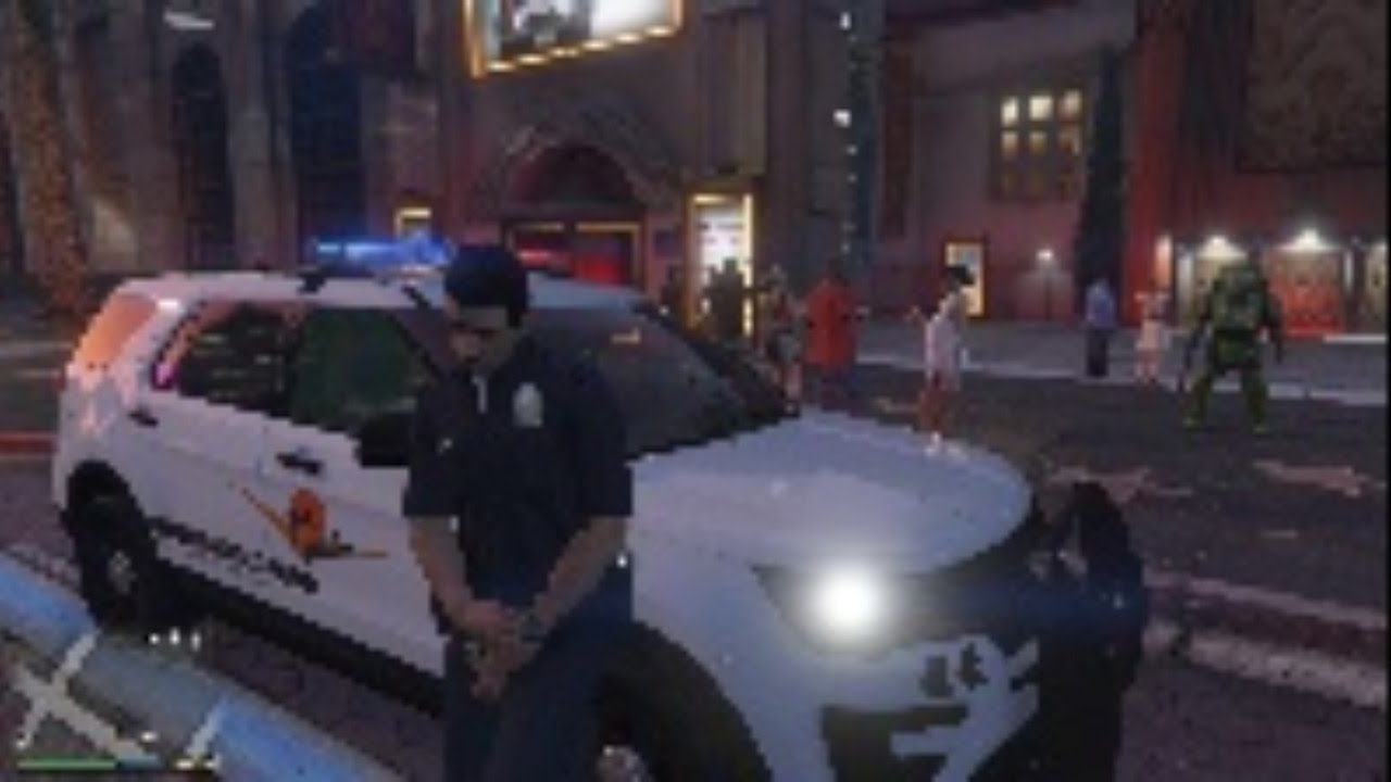 Grand Theft Auto V LSPDFR mod (ELS cars) and GTA Story mode - YouTube