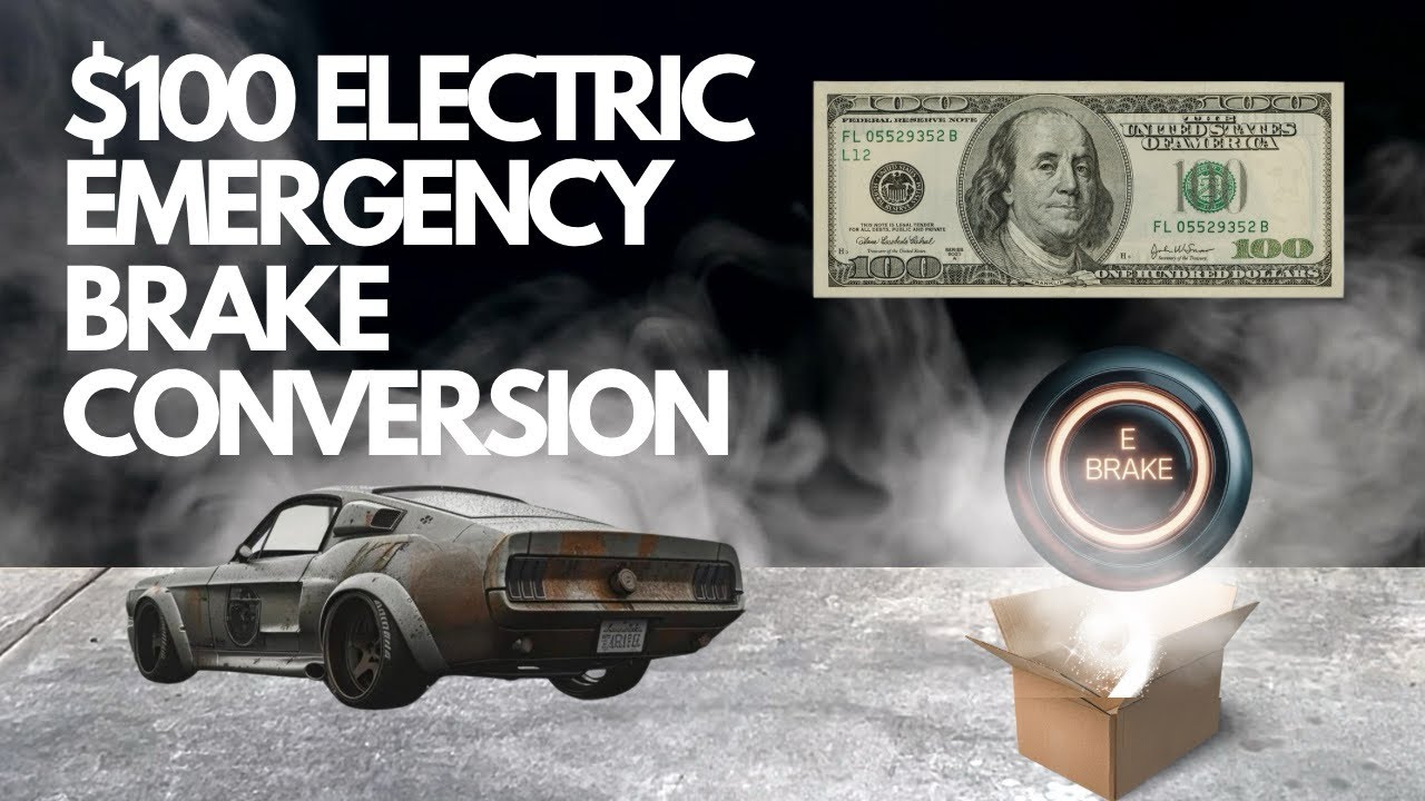 Electric Emergency Brake Conversion for ~ $100. Parking brake touch ...