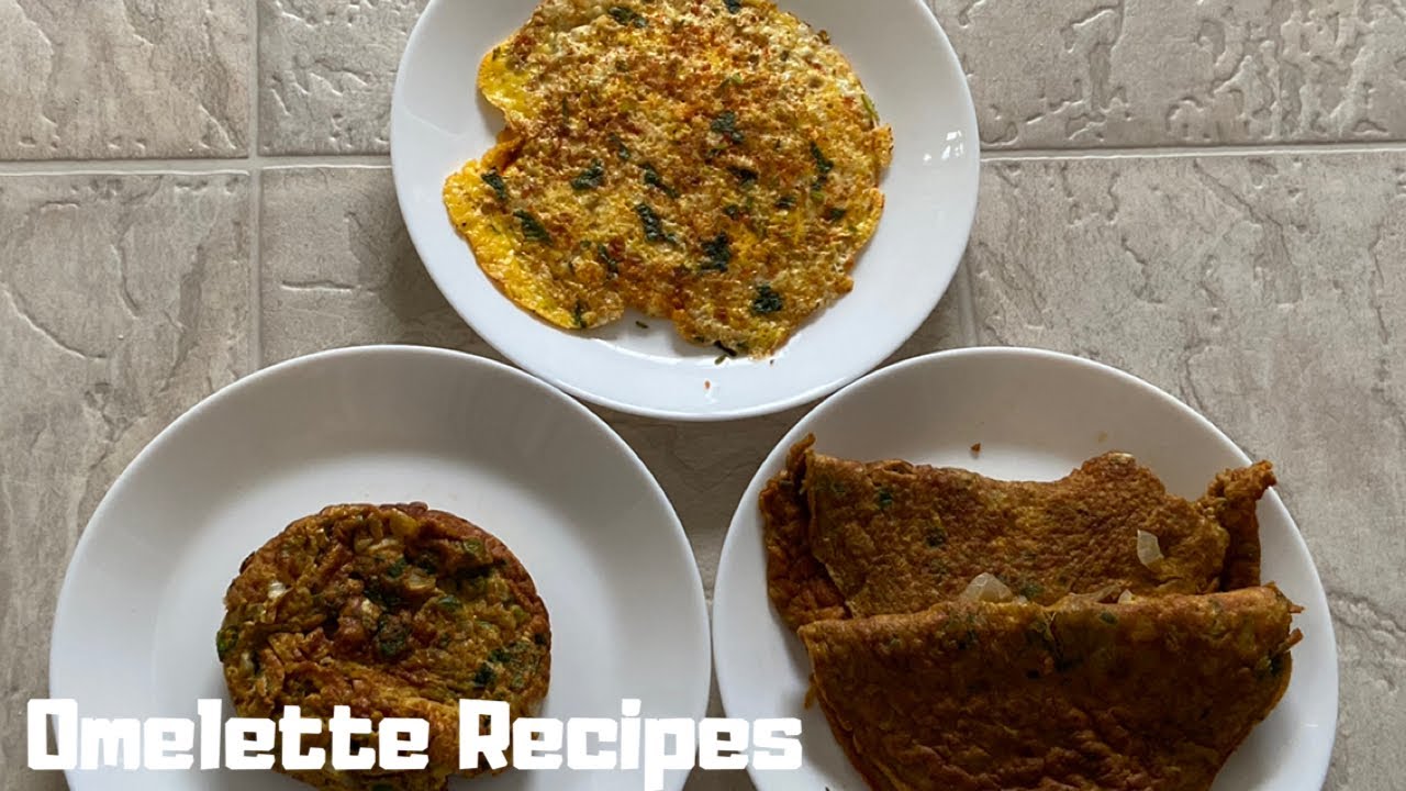Omelette Recipes ||Fluffy Omelette || Types of Omelette Recipes - YouTube