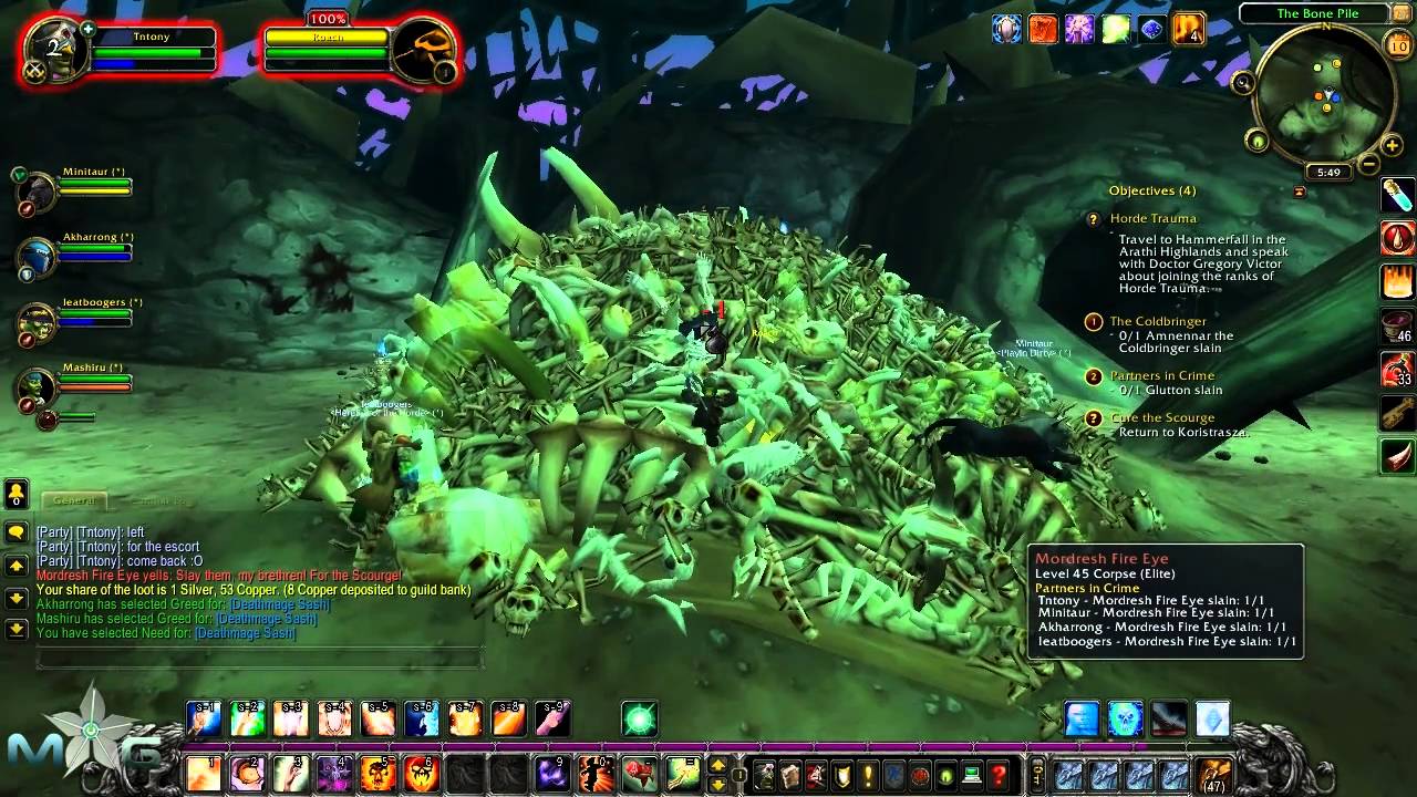 WoW Cataclysm Razorfen Downs Walkthrough - Part 3 - YouTube