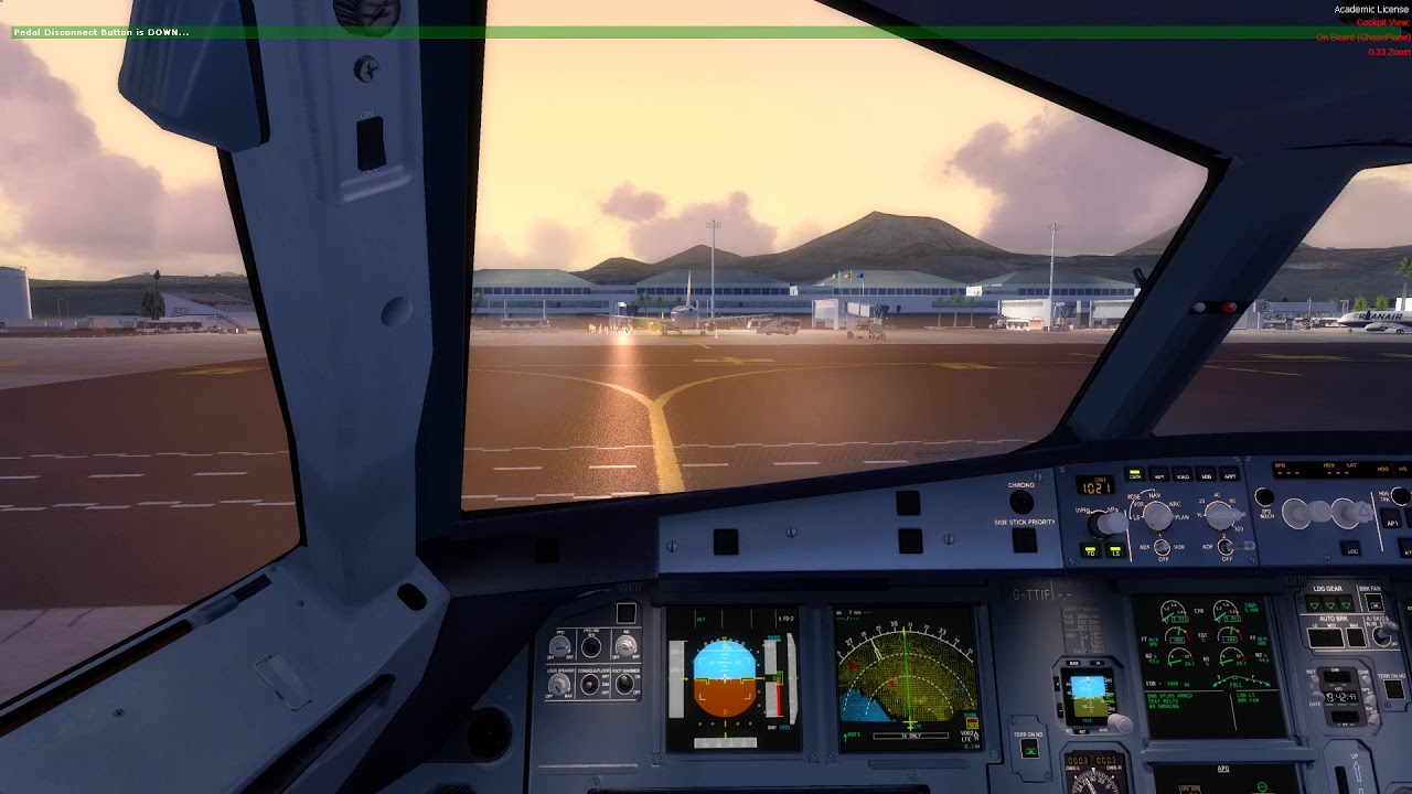 Approach and landing at Lanzarote. - YouTube