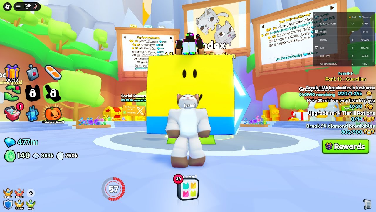 OBBY CHALLENGE IN PET SIM 99! Loser GIVES AWAY HUGE! - YouTube