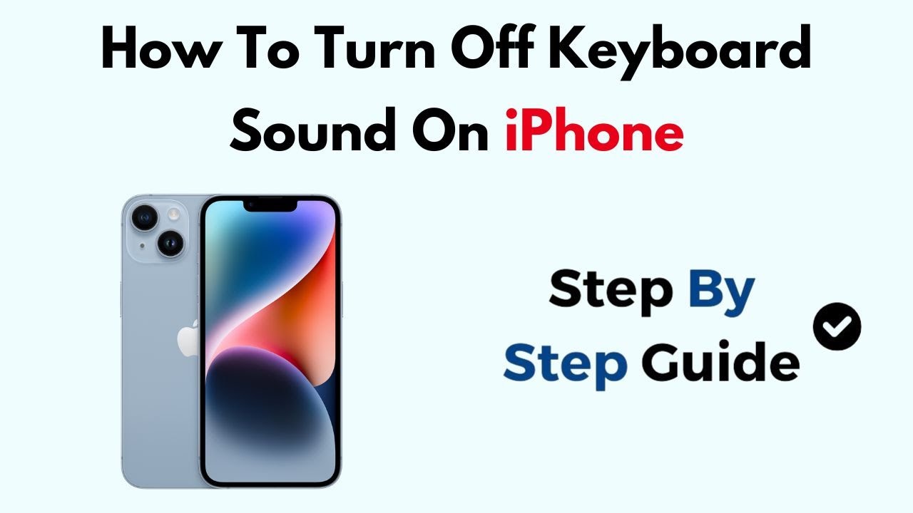 How To Turn Off Keyboard Sound On iPhone (2025) - YouTube