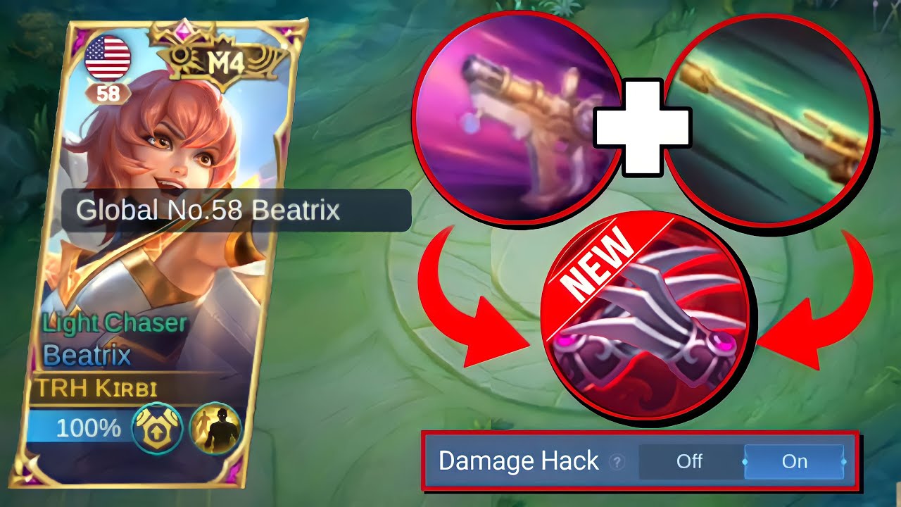 GLOBAL BEATRIX MULTIPLE DAMAGE HACK BUILD FOR SNIPER ANG MACHINE GUN ...