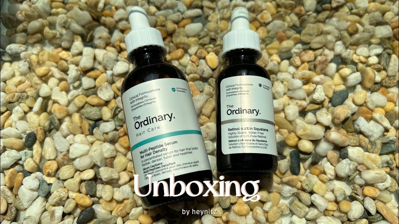 The Ordinary Retinol & Hair Serum | Unboxing - YouTube