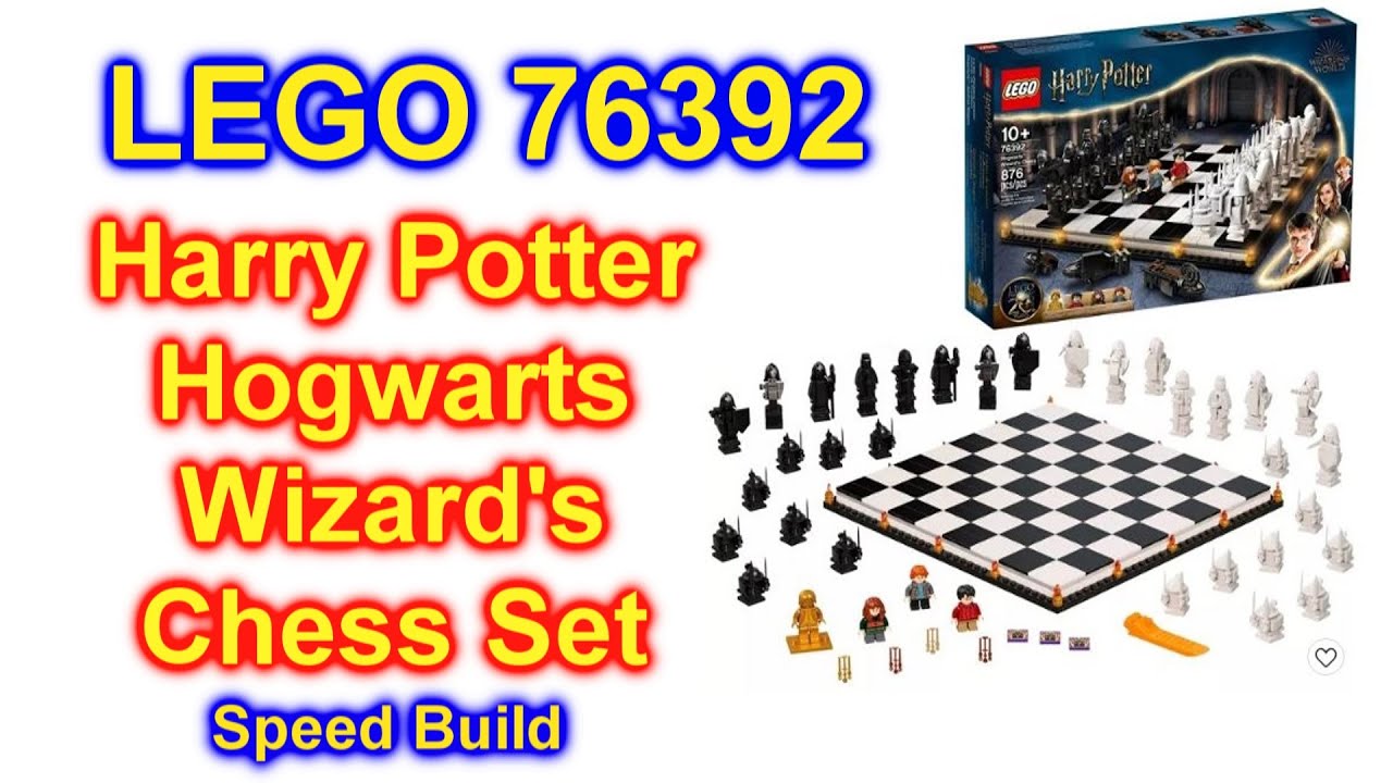Pre-Release Harry Potter Hogwarts Wizard's Chess Set LEGO 76392 Speed ...