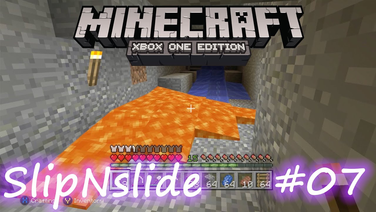 XBOX ONE minecraft survival DIAMONDS CAVE EXPLORING #07 - YouTube