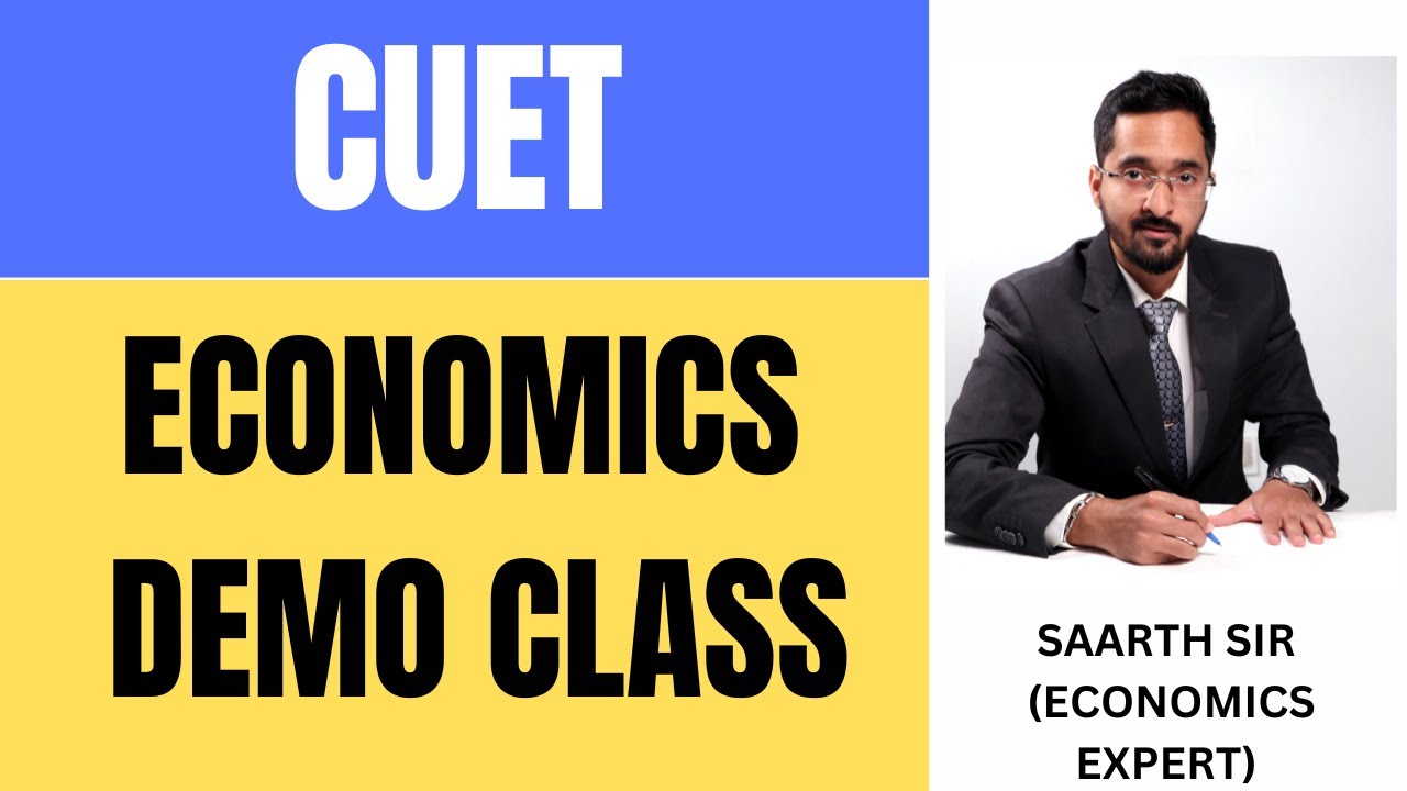CUET Economics Demo class | Best online coaching for CUET in India ...