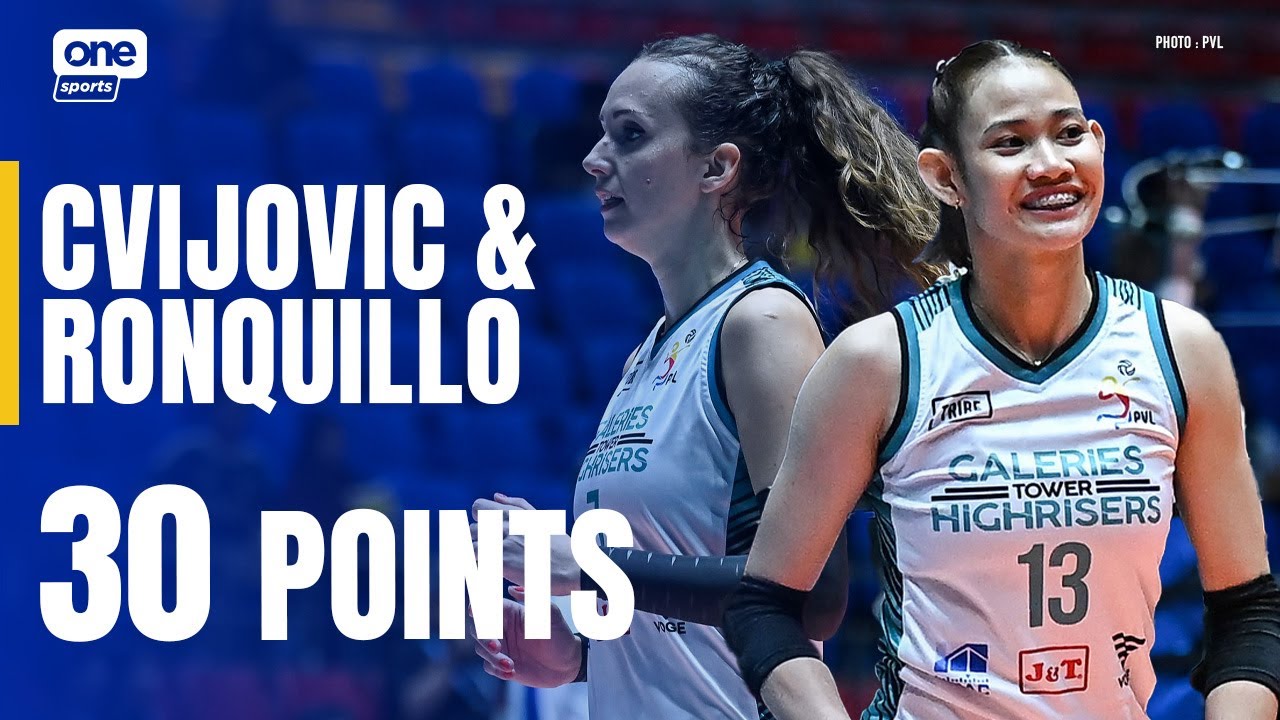 Cvijovic, Ronquillo FIRE 30 PTS for Galeries Tower vs. PLDT ️‍🔥 | 2025 ...