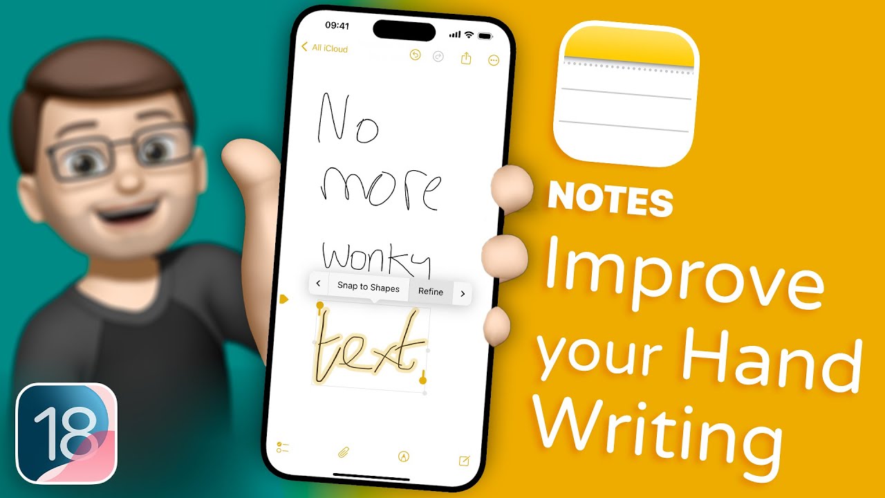 How to Refine and Correct Handwriting in iOS 18 Notes - YouTube