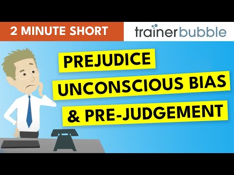 Prejudice - Unconscious Bias and Pre-judgement - YouTube