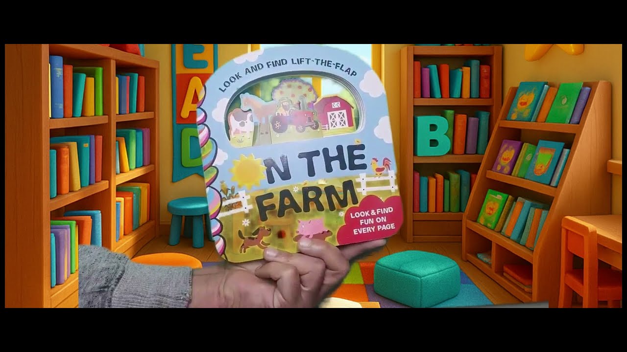 On the Farm – Look and Find Lift-the-Flap Read Aloud - YouTube