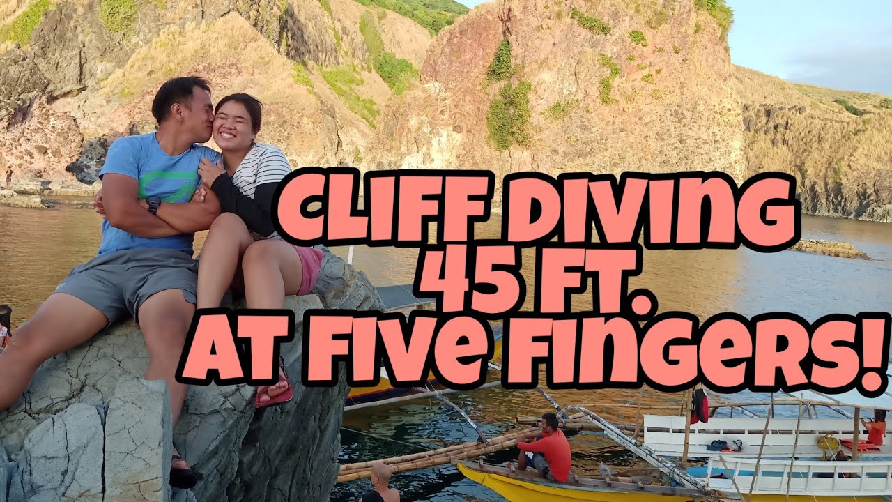 CLIFF DIVING AT FIVE FINGERS MARIVELES - YouTube