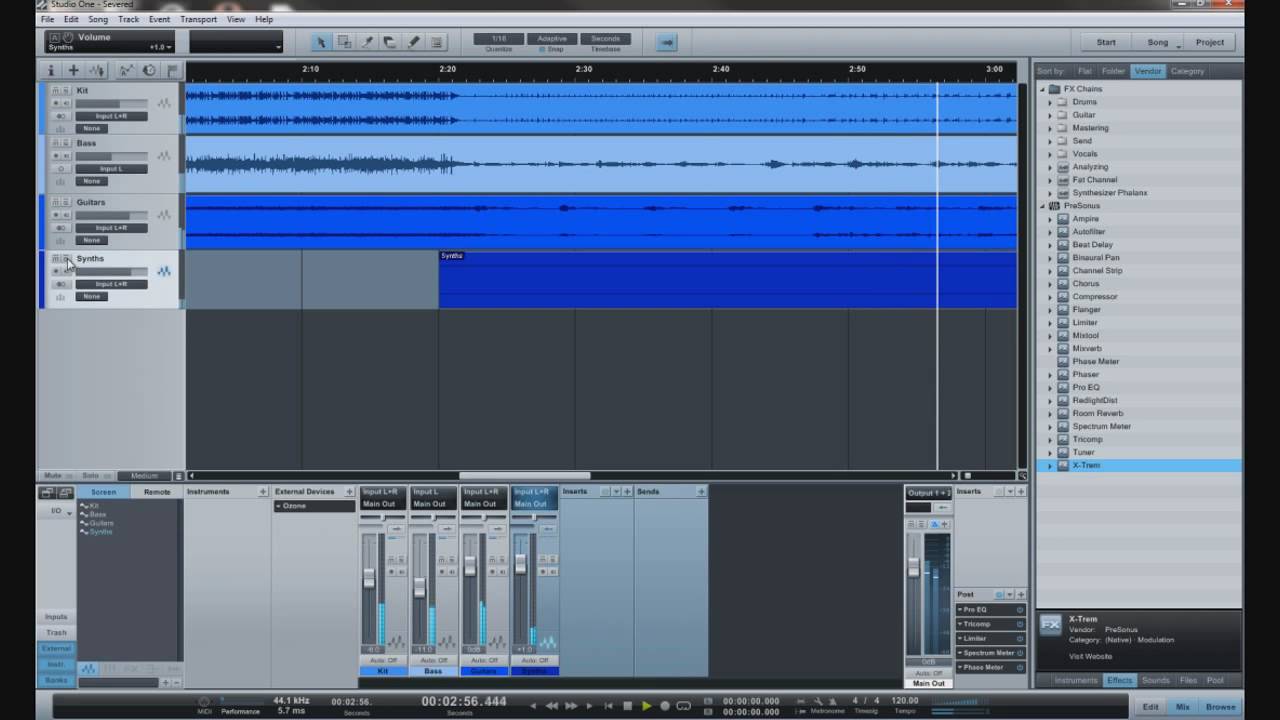 PreSonus Studio One demo - YouTube