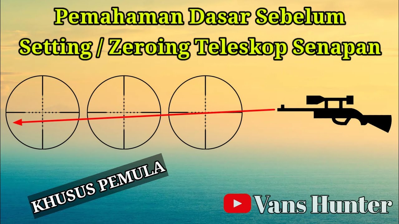 Zeroing Teleskop Senapan Angin || rifle telescope - YouTube