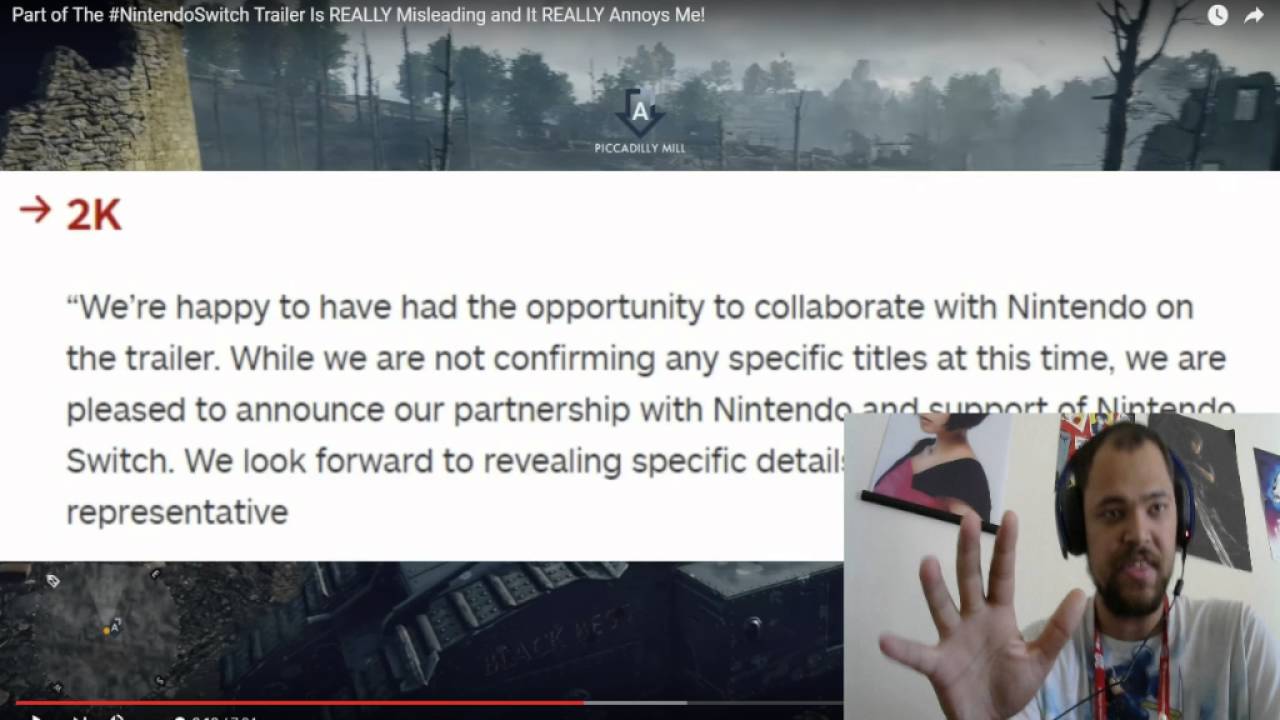 Response to Rich (ReviewTechUSA) on Nintendo Switch Misleading Reveal ...