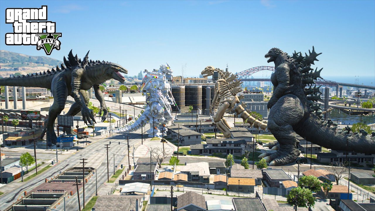 Godzilla Minus one, Skeleton Godzilla vs zilla 1998, Mecha Kiryu - Epic ...