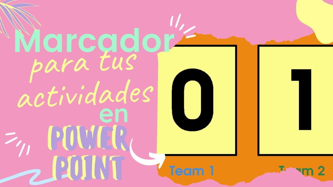COMO CREAR MARCADORES en POWER POINT. - YouTube