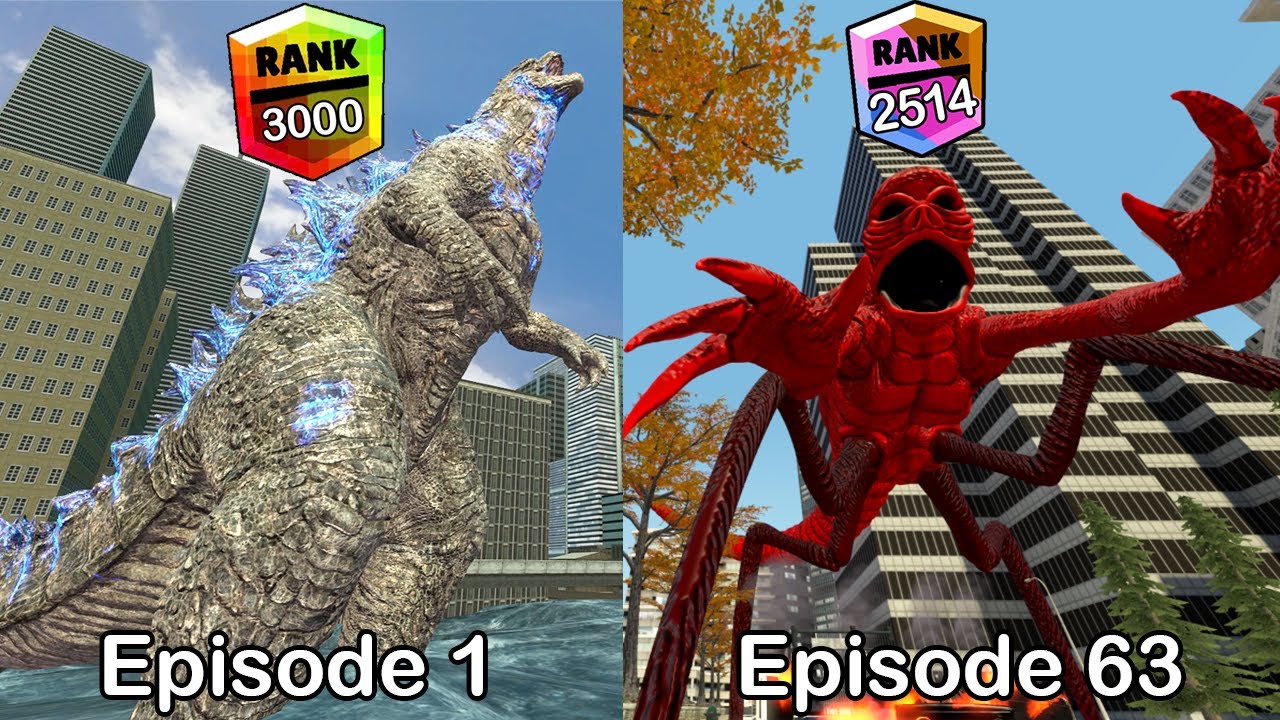 Brawl Stars Rank Up Skibidi The Fish 1 - 63 | Godzilla VS Red - Fierce ...