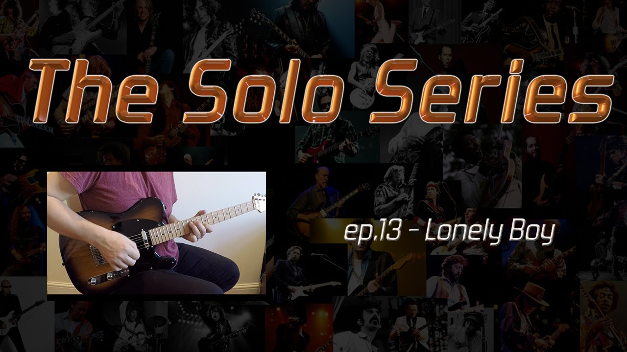 'Lonely Boy' (Andrew Gold) Guitar Solo - "The Solo Series" ep.13 - YouTube